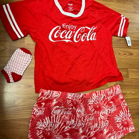 Coca Cola | Shorts | Cocacola Short Set With Socks Brand New | Poshmark